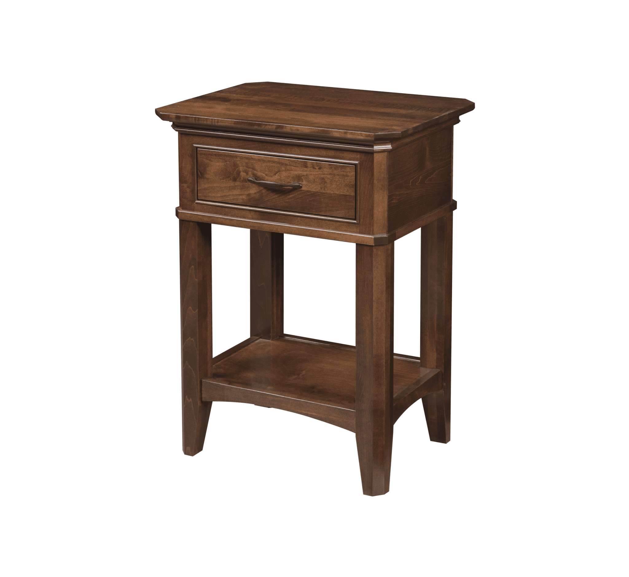 Hamilton One Drawer Open Nightstand with Shelf - Kings Impressions