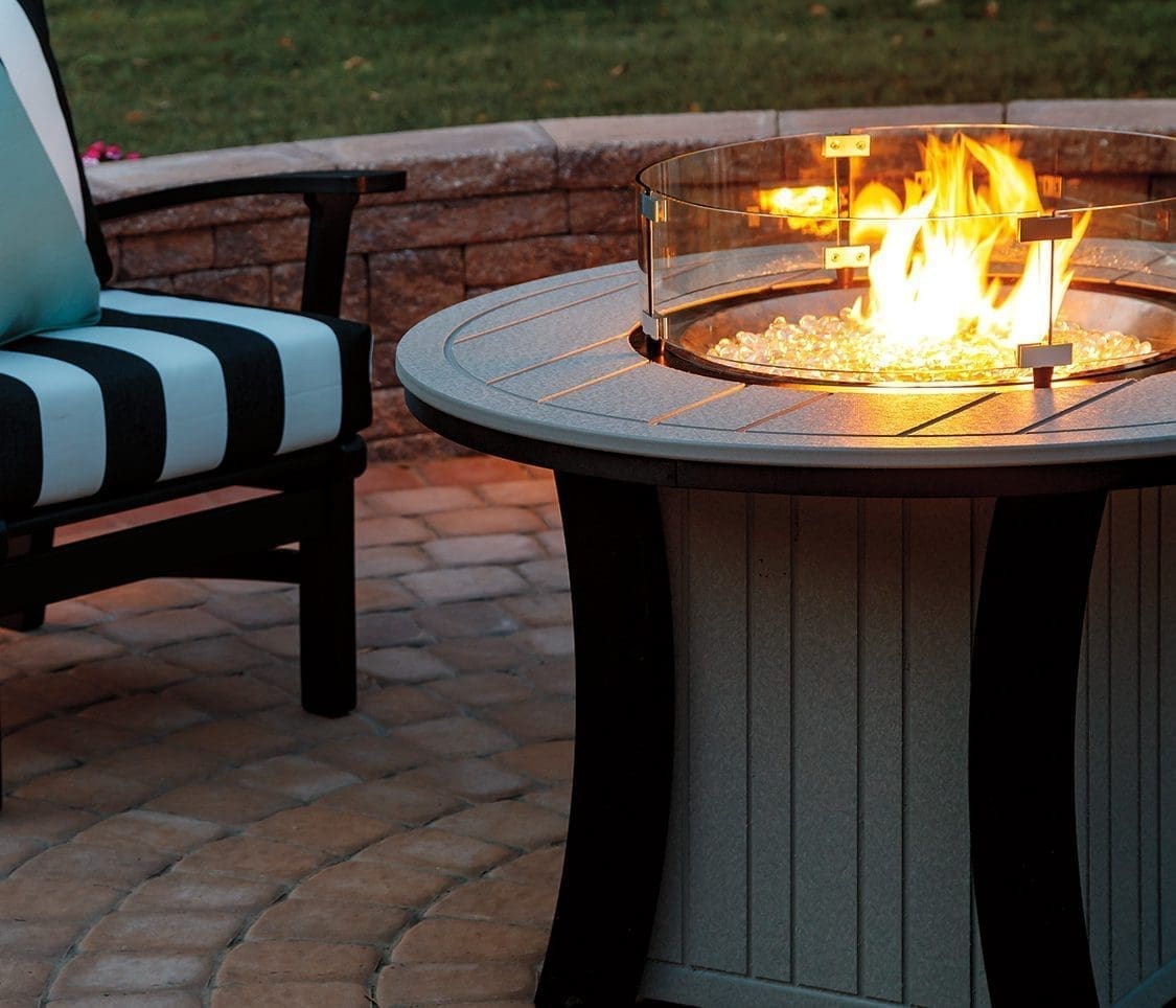 Accent an Outdoor Space w/ a Fire Table - Kings Impressions