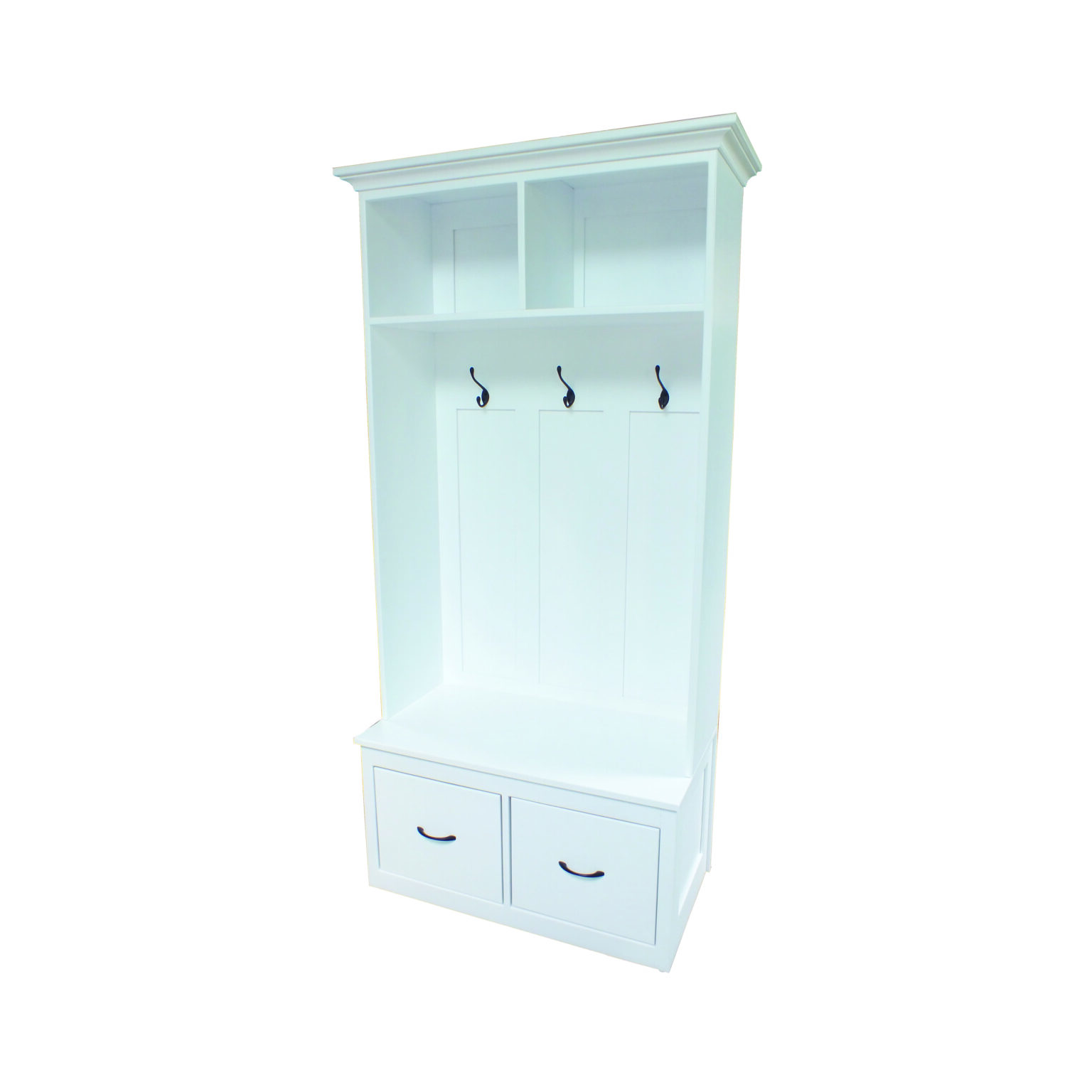 Shaker Hall Seat - Two Cubby - Kings Impressions